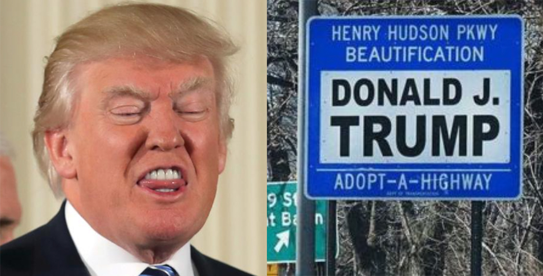 NYC to Take Down Trump’s Highway Beautification Sign After Successful ...